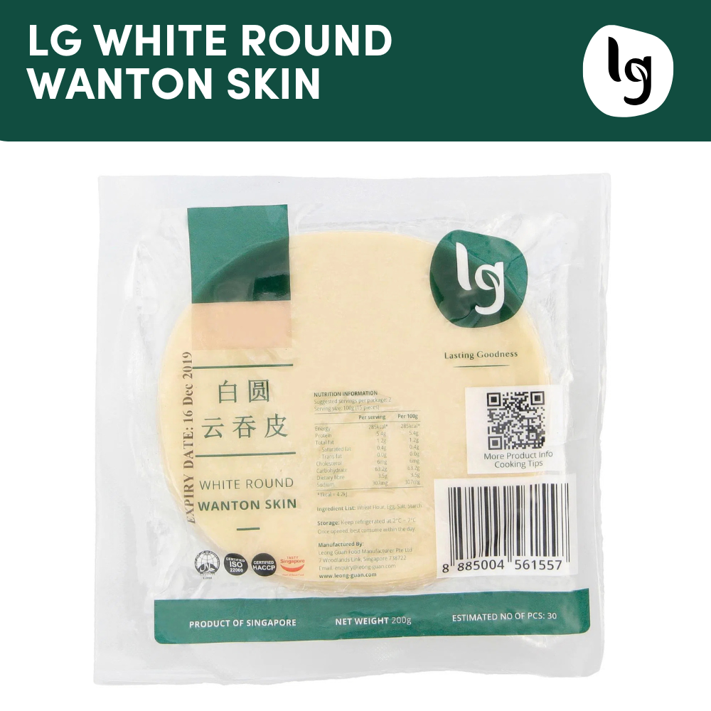 LG White Round Wanton Skin – The Picky Grocer