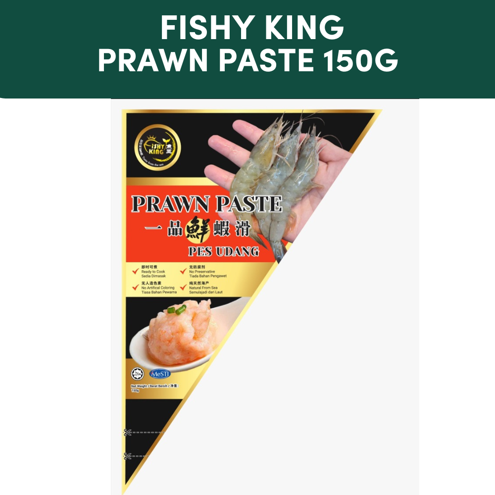 FISHY KING Frozen Prawn Paste 150g – The Picky Grocer